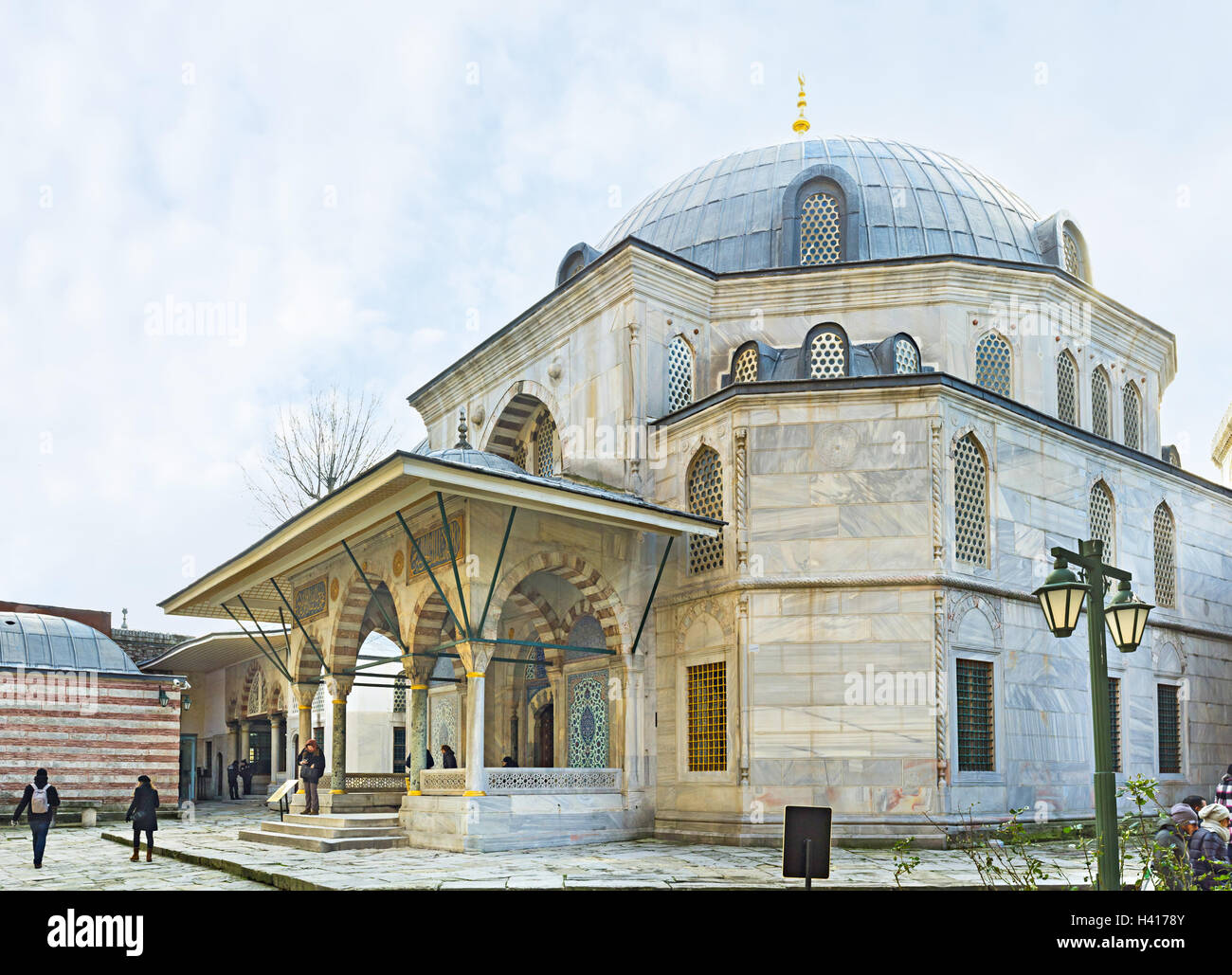 The panorama of the Tomb of Sultan Selim II, located on the territory ...