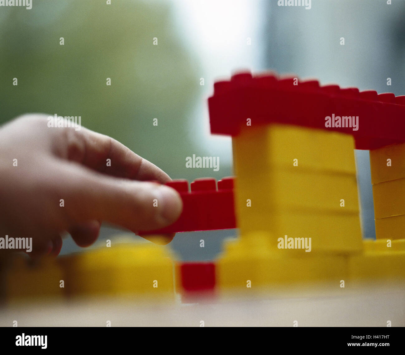 Child hand, gaming pieces, brightly, assemble, blur, toys, toys, toys ...