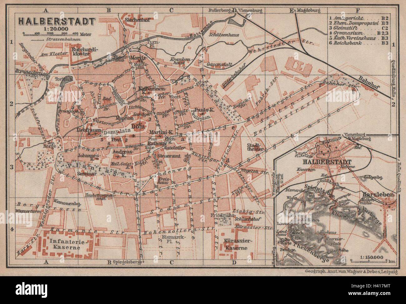 Halberstadt Germany Map