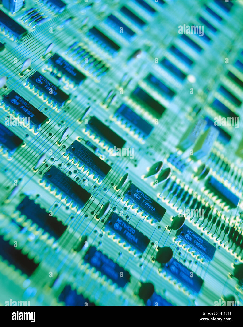 Electronics, board, memory crisps, detail, product photography ...