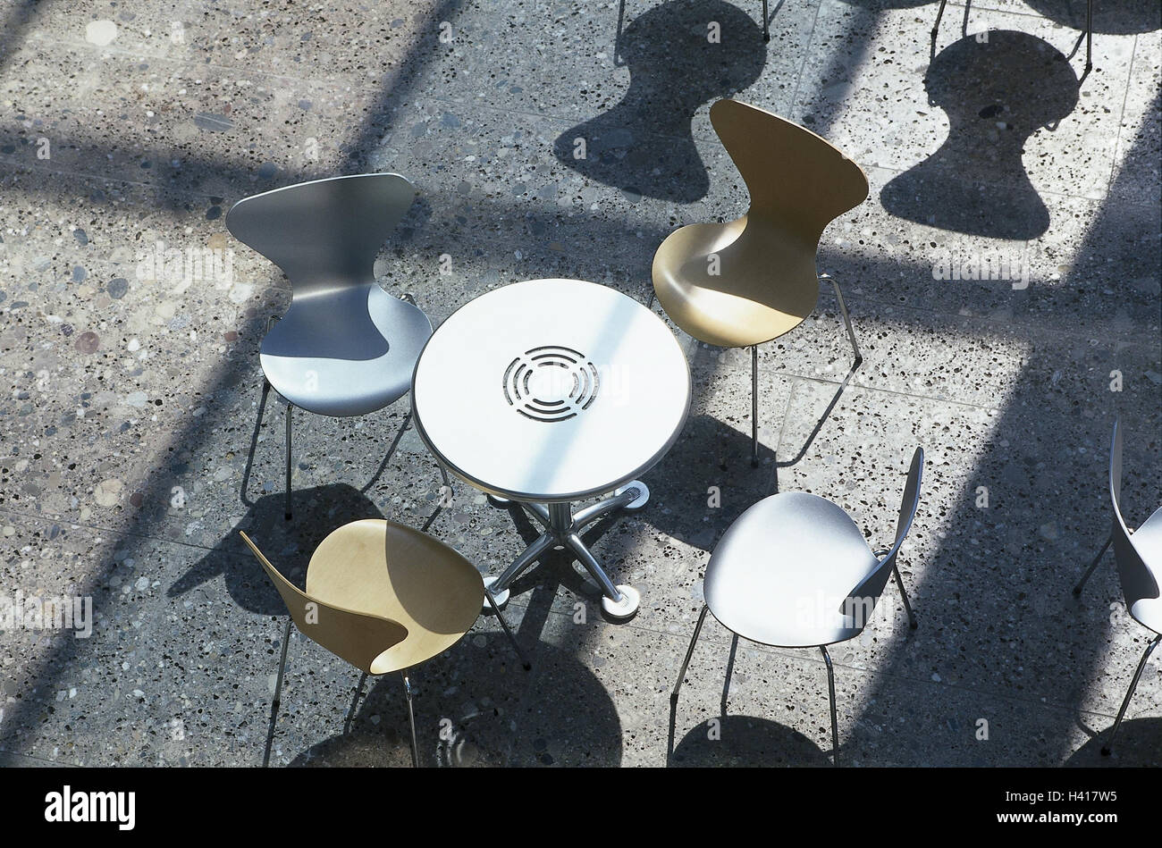 Tables, chairs, from above, Still life, product photographys, pieces ...