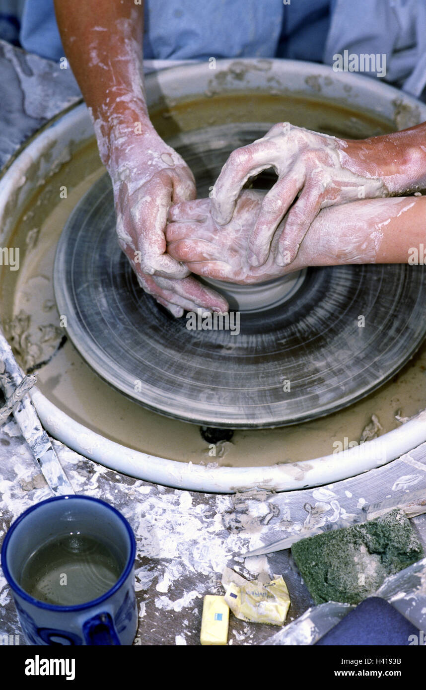 Pottery Wheel Hands High Resolution Stock Photography and Images - Alamy