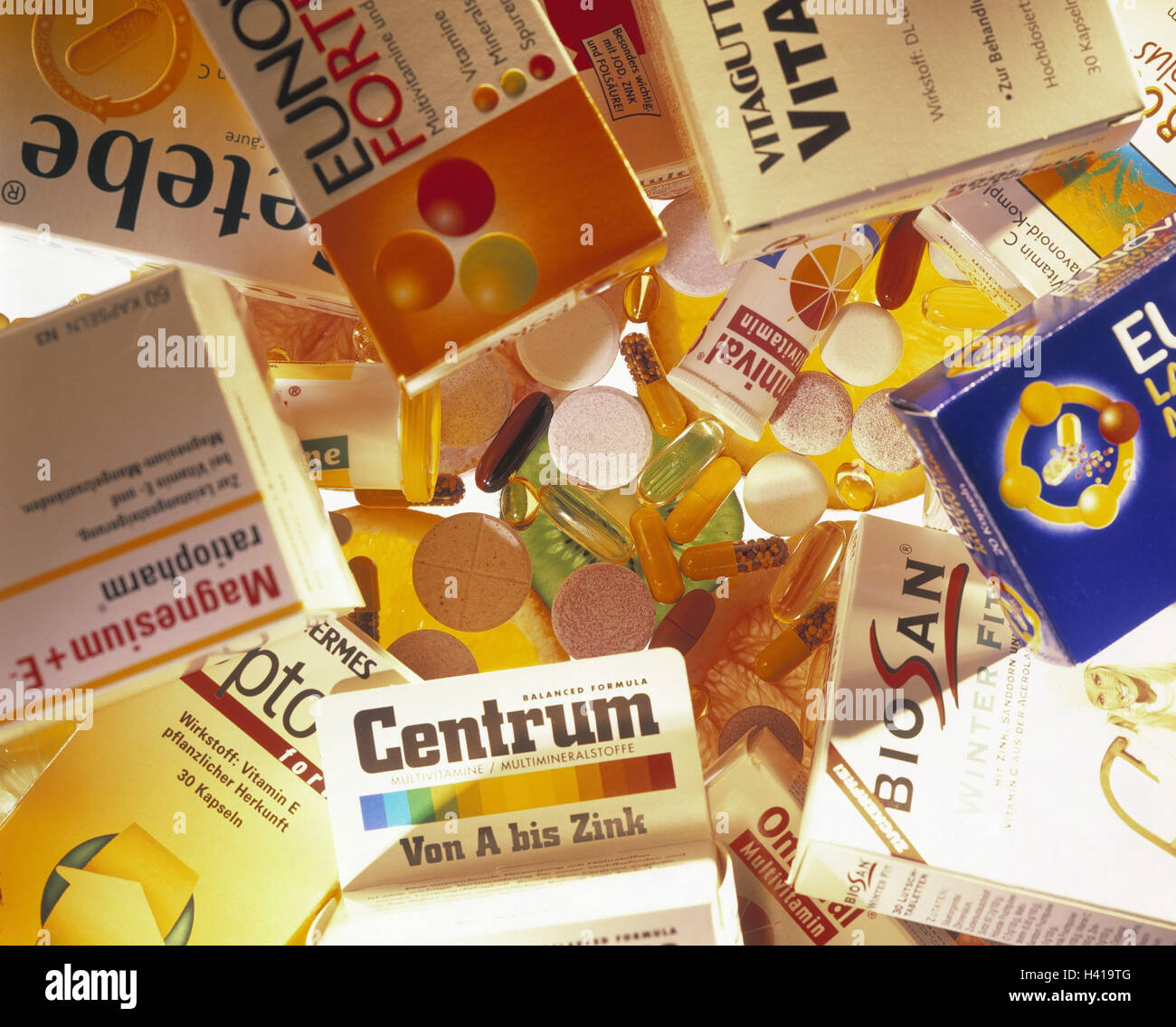 Food supplement, vitamin preparations, food supplement means, mineral ...