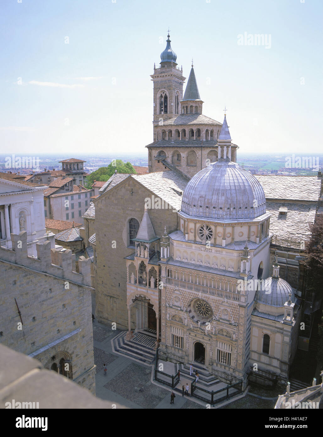 Italy, Lombardy, Bergamo, church Santa Maria Maggiore, Capella Colleoni ...