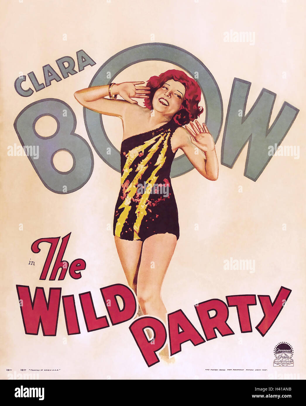 THE WILD PARTY 1929 Paramount Pictures film with Clara Bow in her first ...
