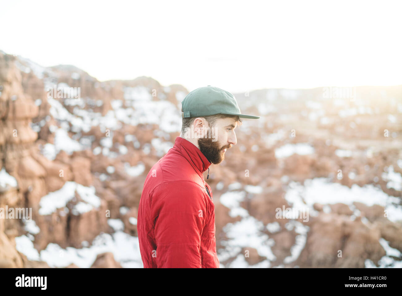 Winter landscape view valley hi-res stock photography and images - Alamy