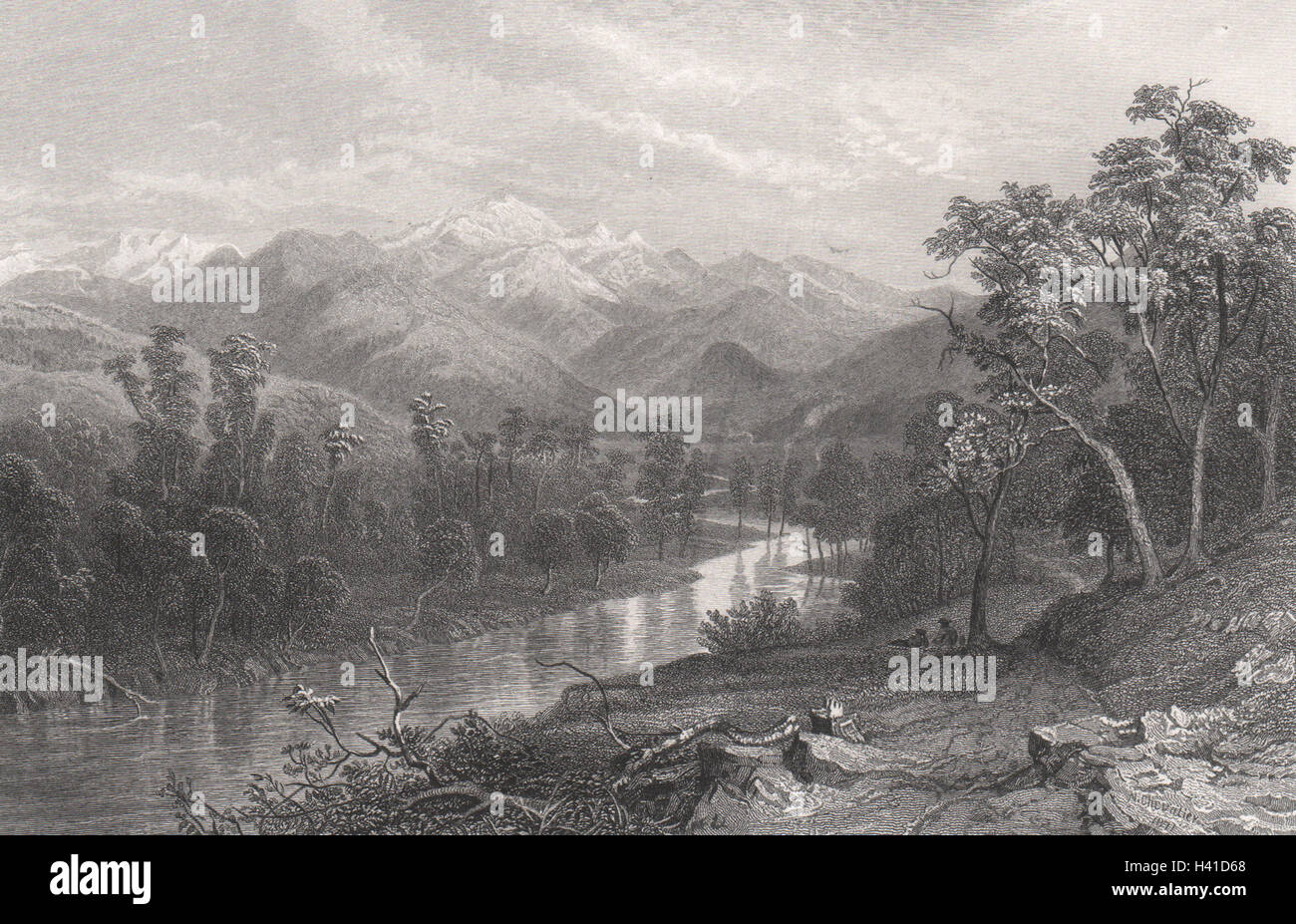"Ovens River, Victoria". Edwin Carton BOOTH/Nicholas CHEVALIER ...