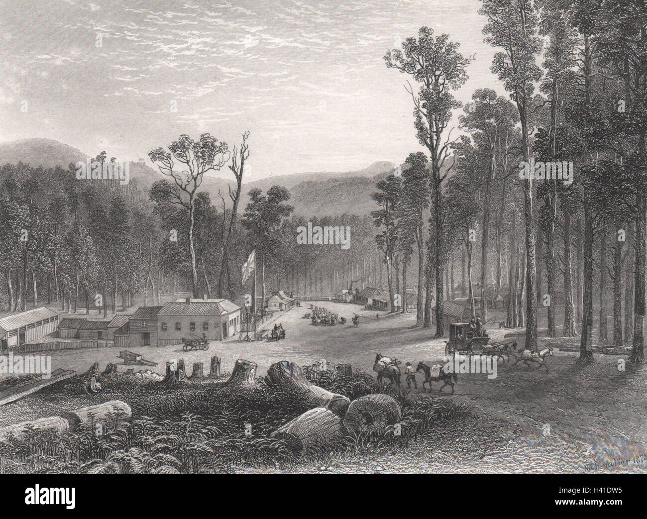 "Marysville, Victoria" by Edwin Carton BOOTH/Nicholas CHEVALIER ...