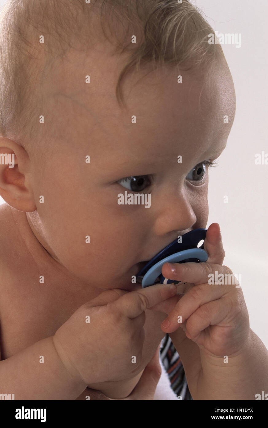 Baby, gesture, dummy, free upper part of the body, page portrait inside ...
