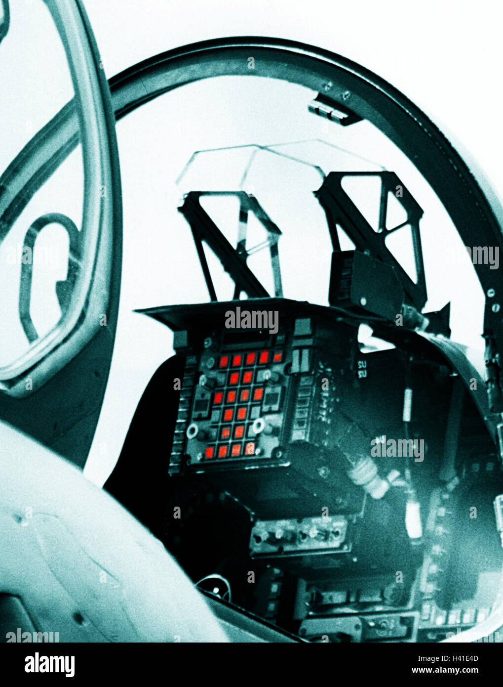 Military aircraft, cockpit, detail, the military, military aviation ...