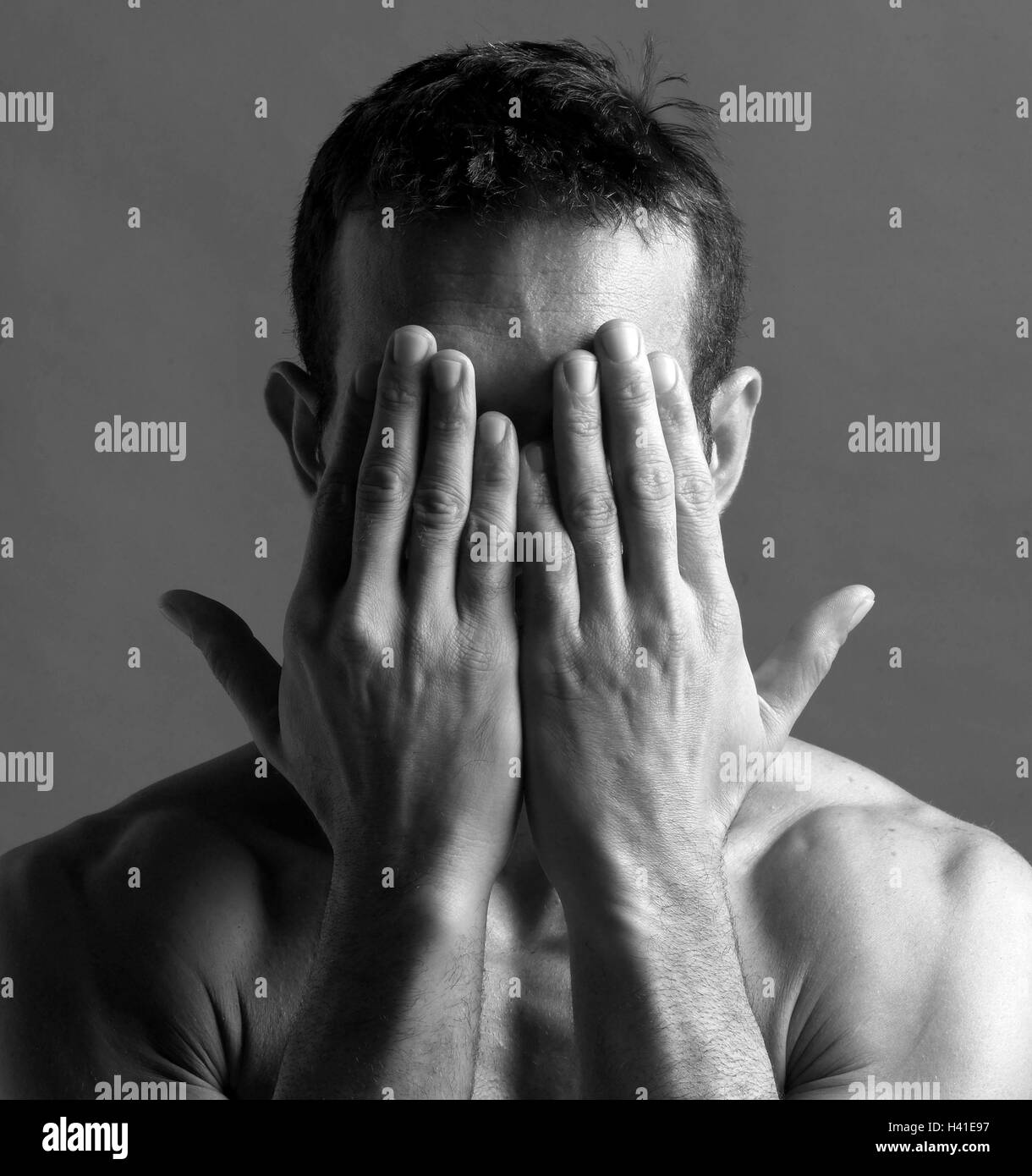 Being vulnerable Black and White Stock Photos & Images - Alamy