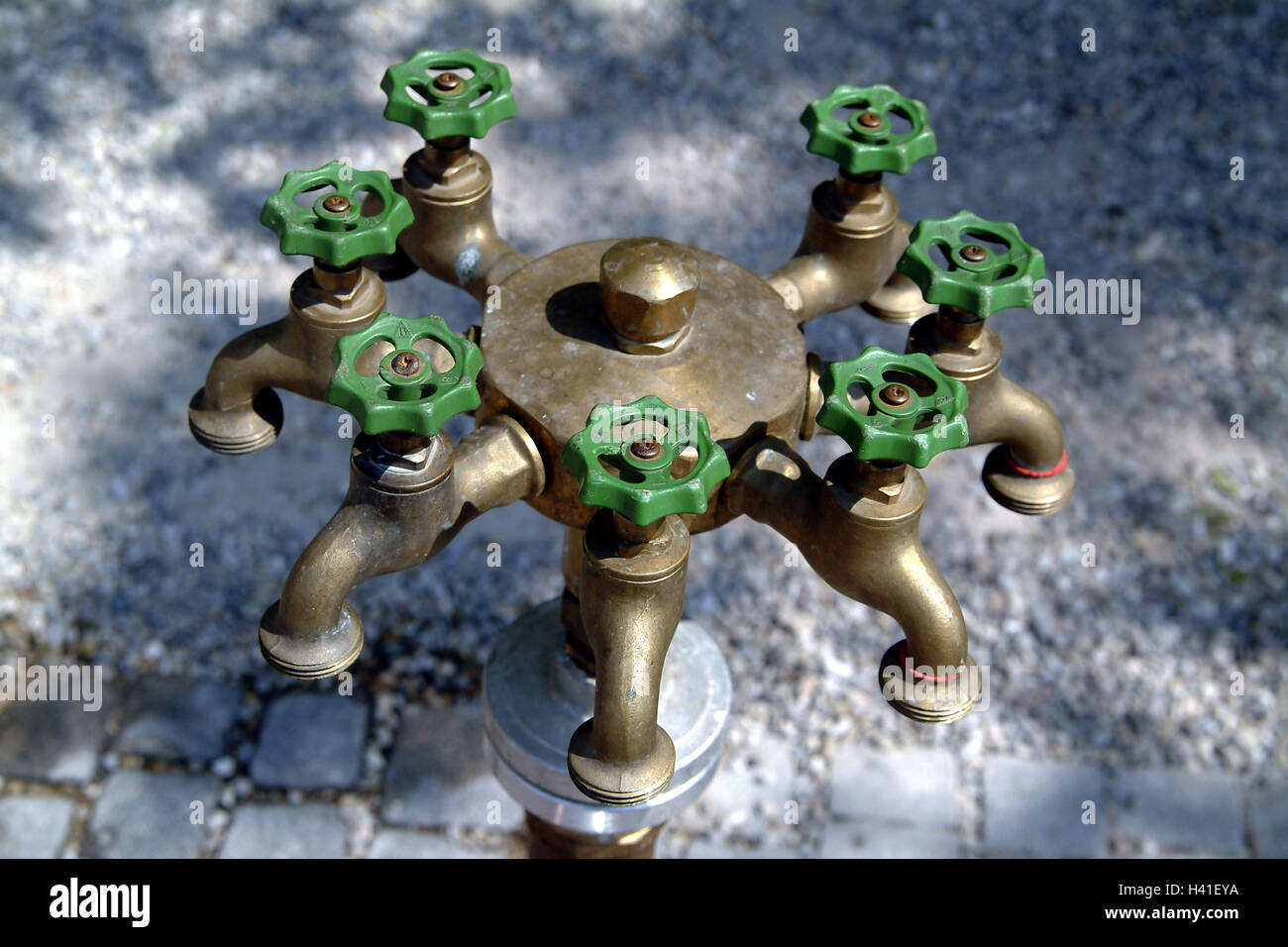 Dispatcher, taps, seven, water pipe, water-connection, public, publicly ...