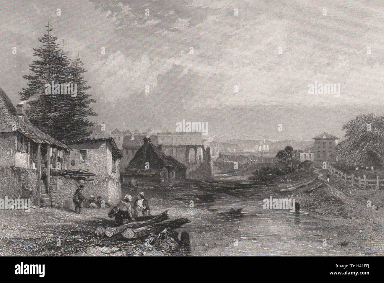 "The Old Tank Stream, Sydney", by E.C. BOOTH/J.S. PROUT. NSW, Australia ...