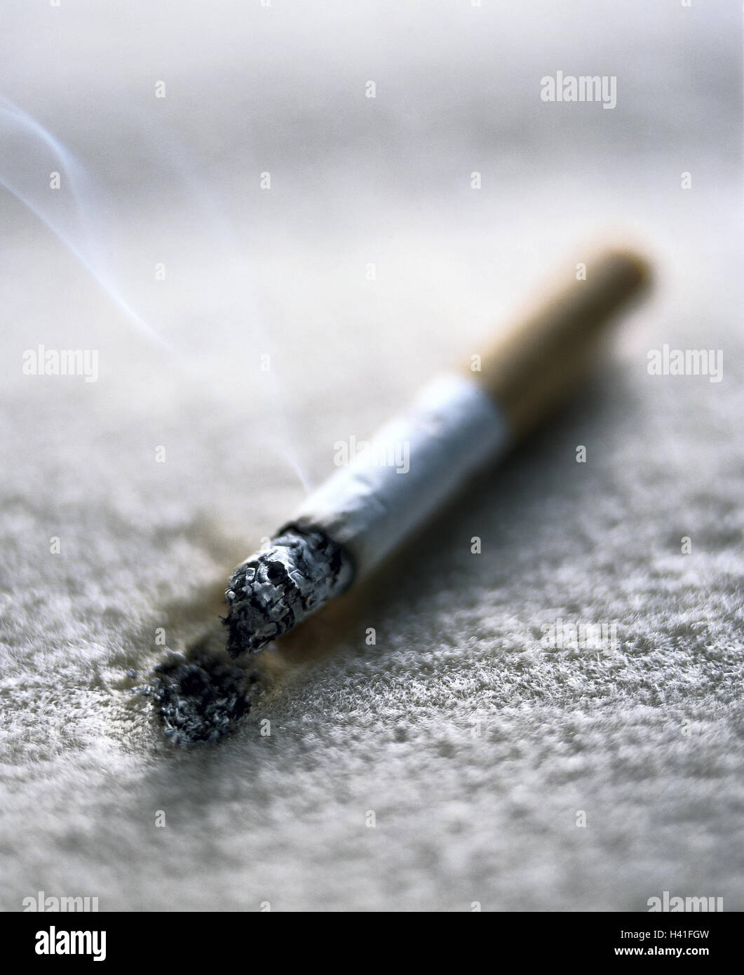 Carpet, detail, cigarette, burn mark, Still life, product photography ...