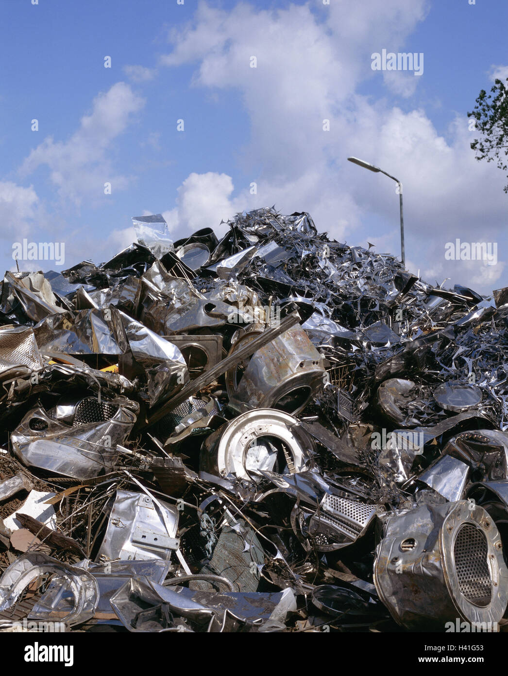 Scrap yard, scrap iron, accumulated collective place, scrap metal ...