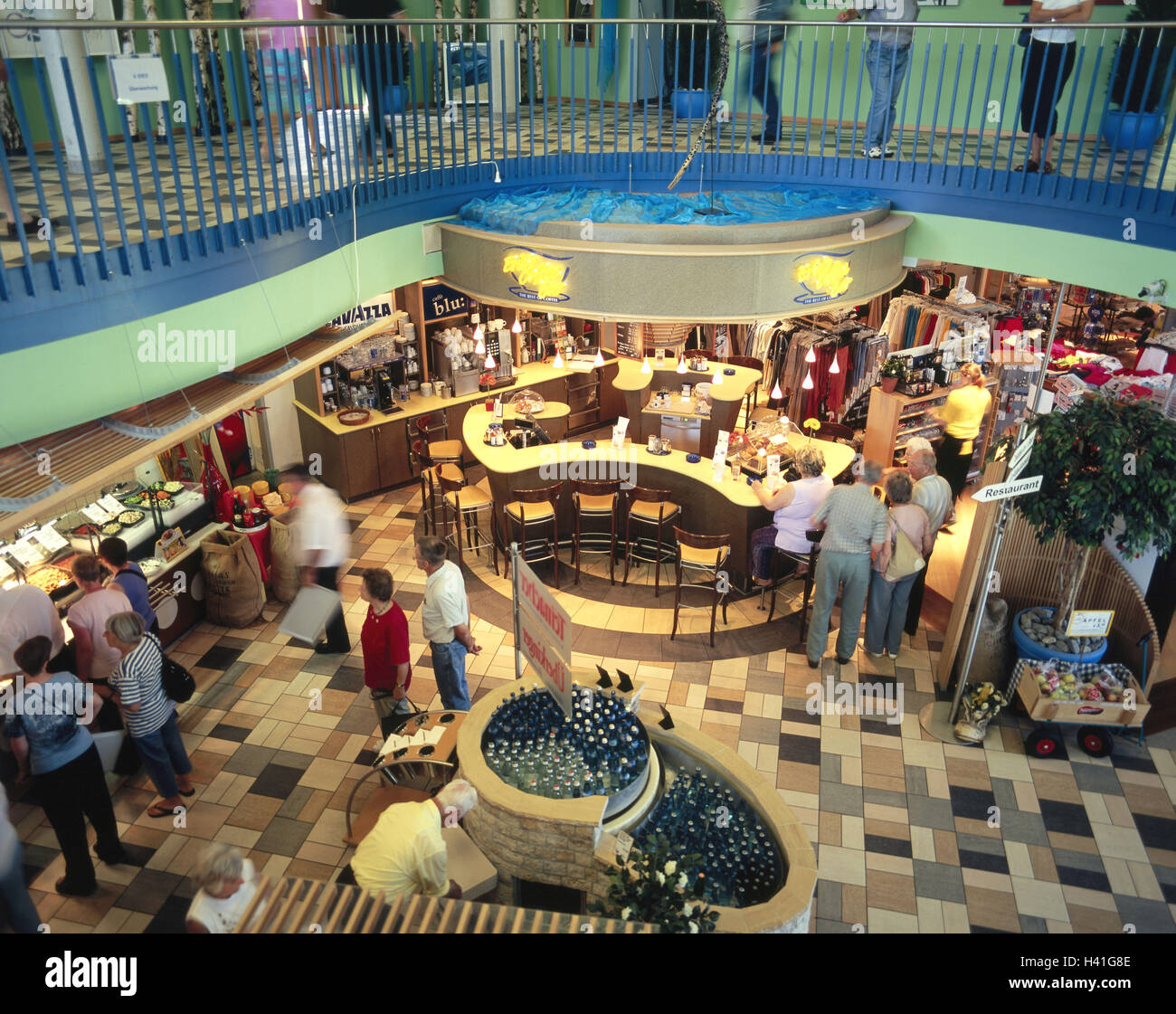 Germany, Baden-Wurttemberg, Gruibingen, motorway restaurant, restaurant ...