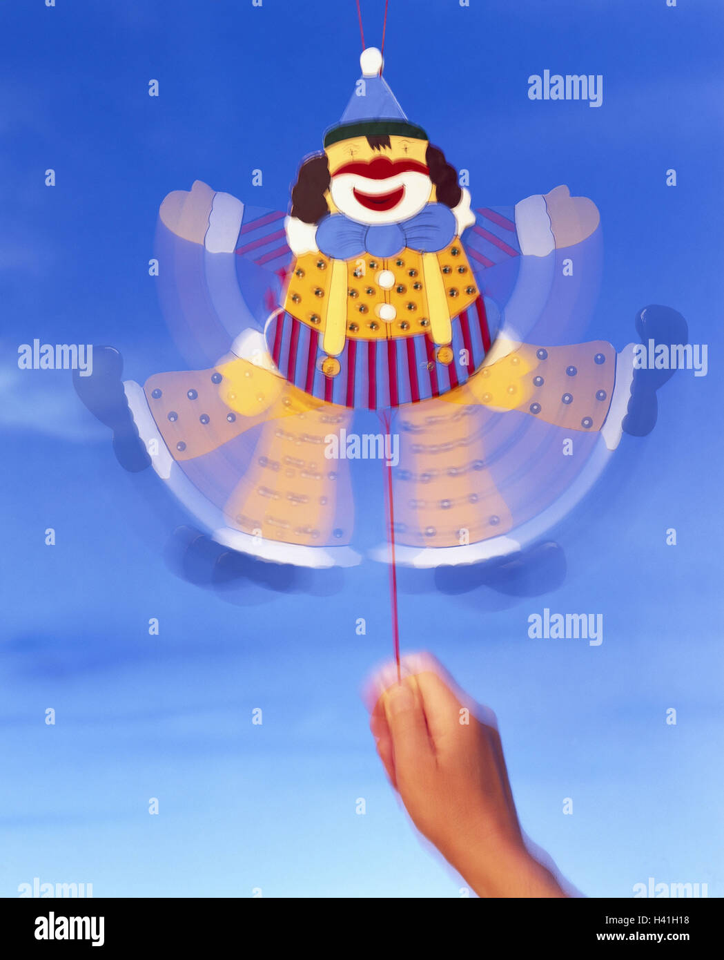 Toys, jumping jack, hand, drag, motion, blur, toys, wooden toys, little ...