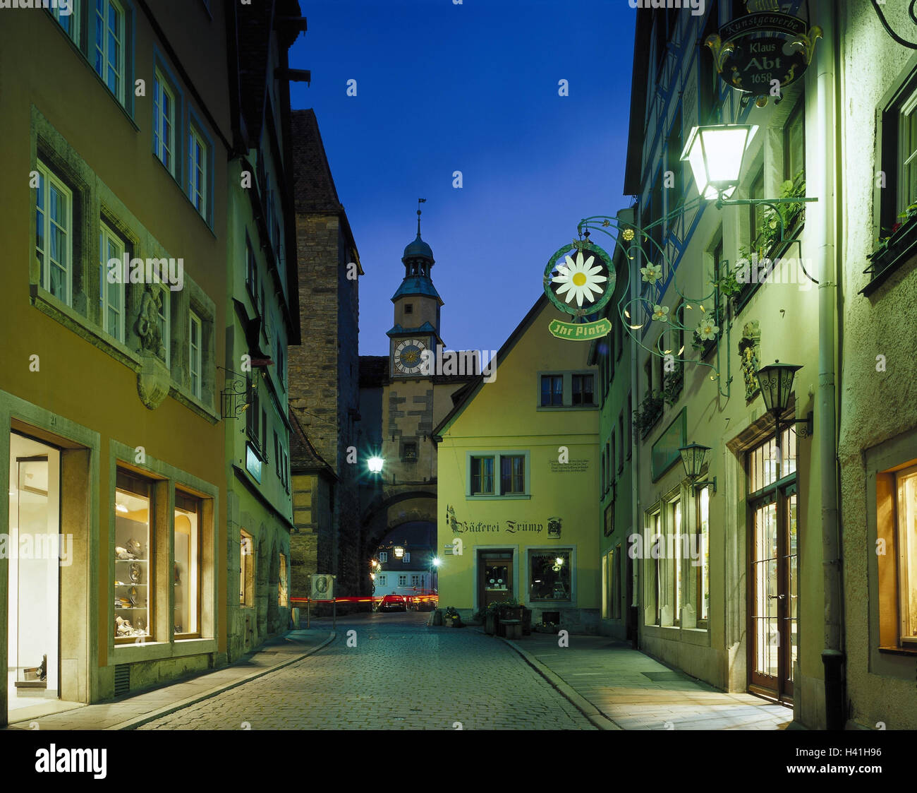 Germany, Bavaria, Rothen's castle whether, the cock pigeon, harbour ...