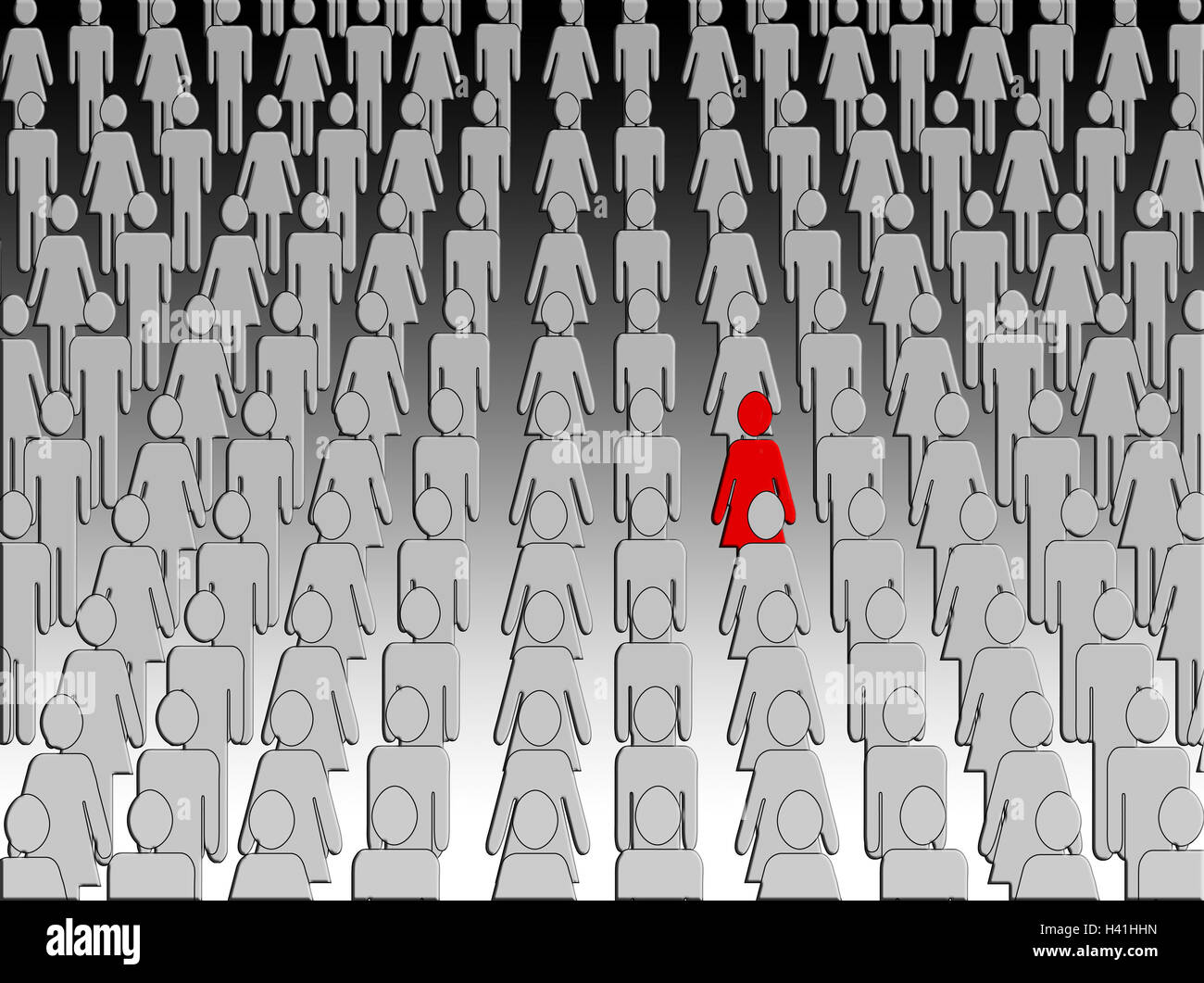 Different crowd people hi-res stock photography and images - Alamy