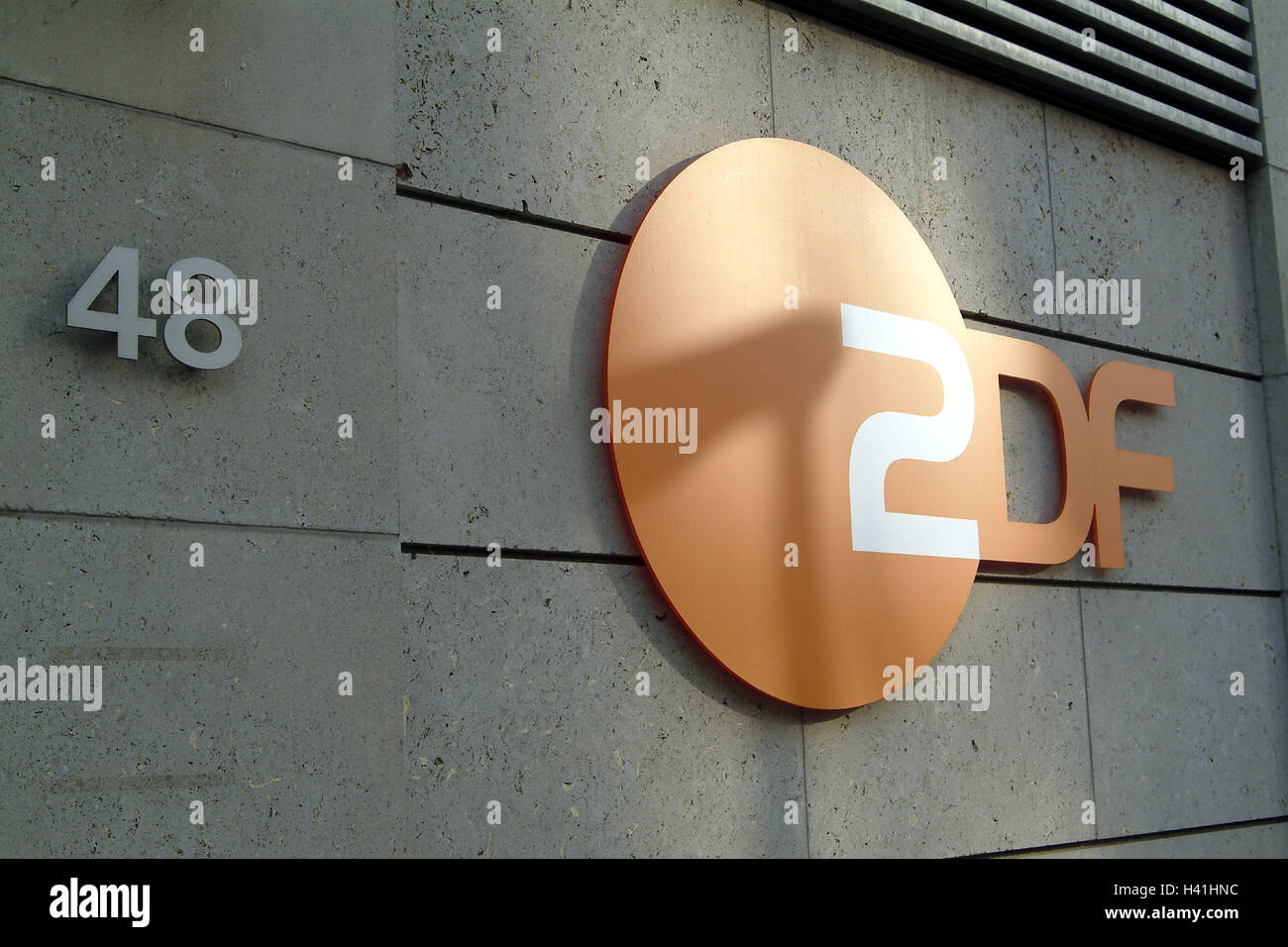 Germany, Berlin, Wilhelmstrasse, office building, advertising sign ...
