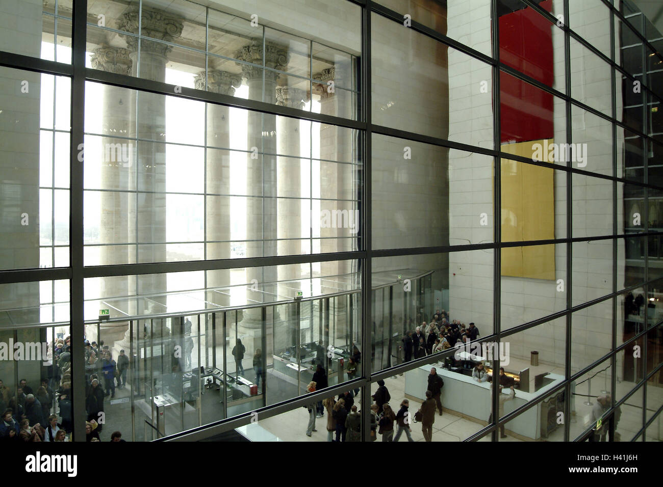 Germany, Berlin, Reichstag building, the German Bundestag, input range ...