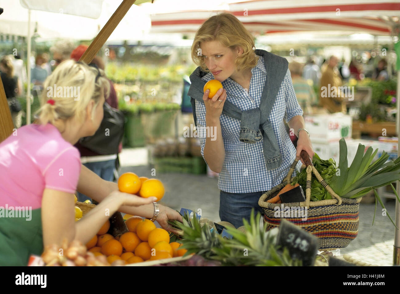 Booth assistant hi-res stock photography and images - Alamy