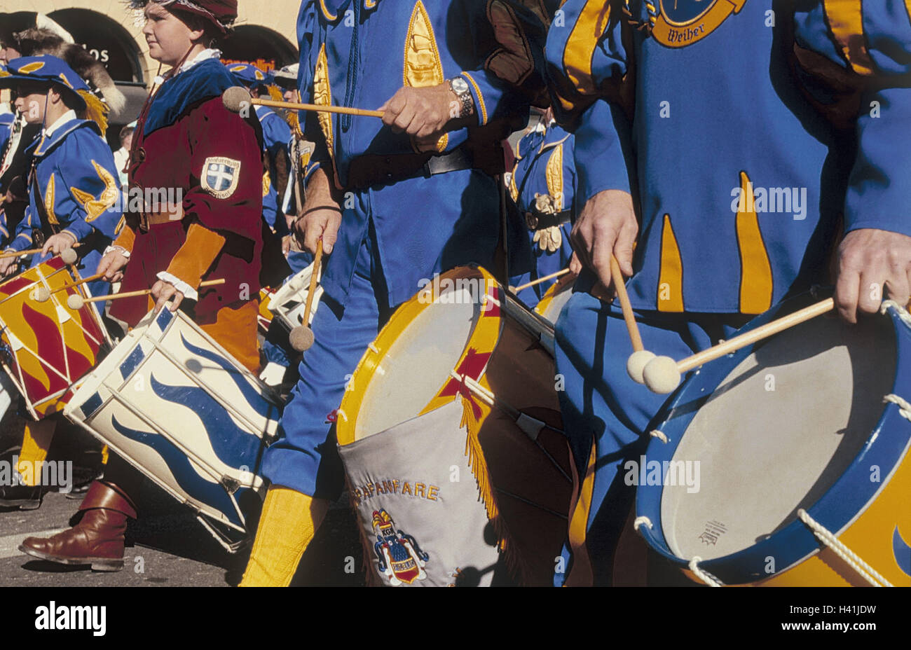 Germany, Bavaria, Munich, Oktoberfest, national costumes and protection ...