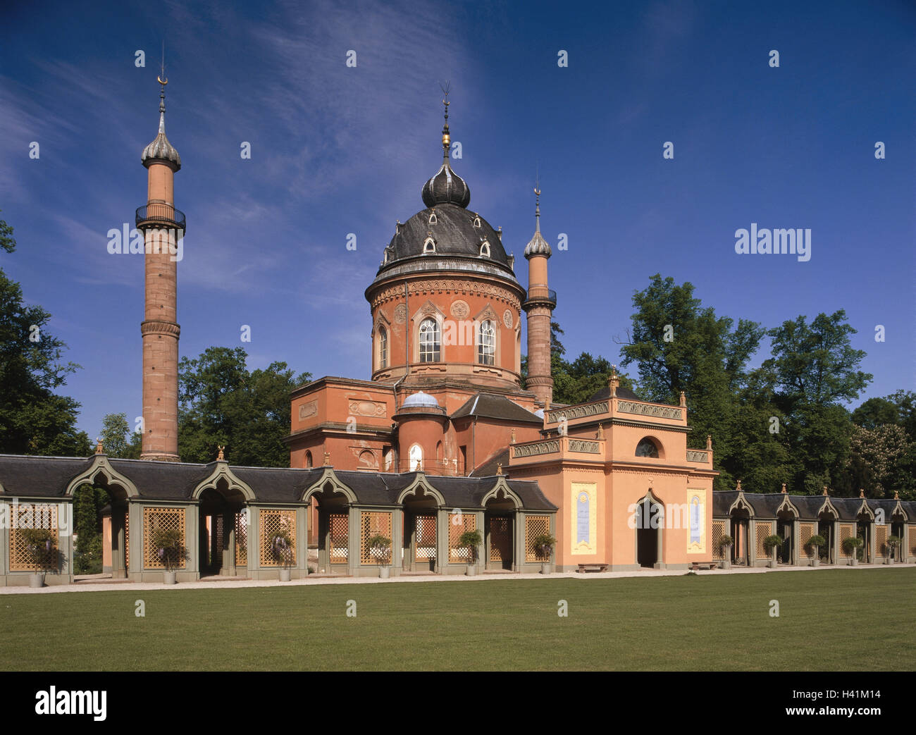 Germany, Baden-Wurttemberg, Schwetzingen, castle grounds, mosque ...