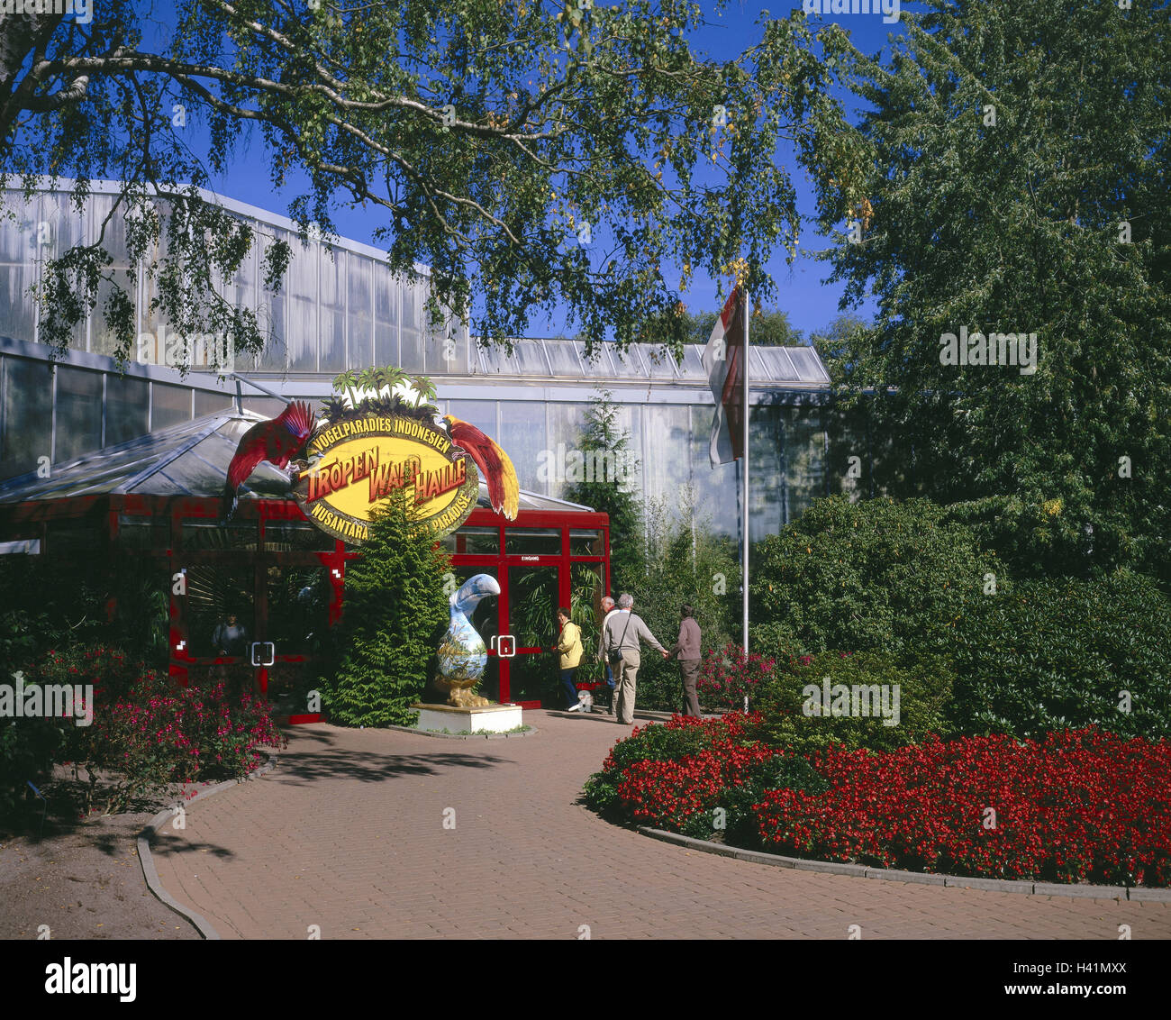 Germany, Lüneburger moor, Walsrode, bird's park, tropical wood hall ...