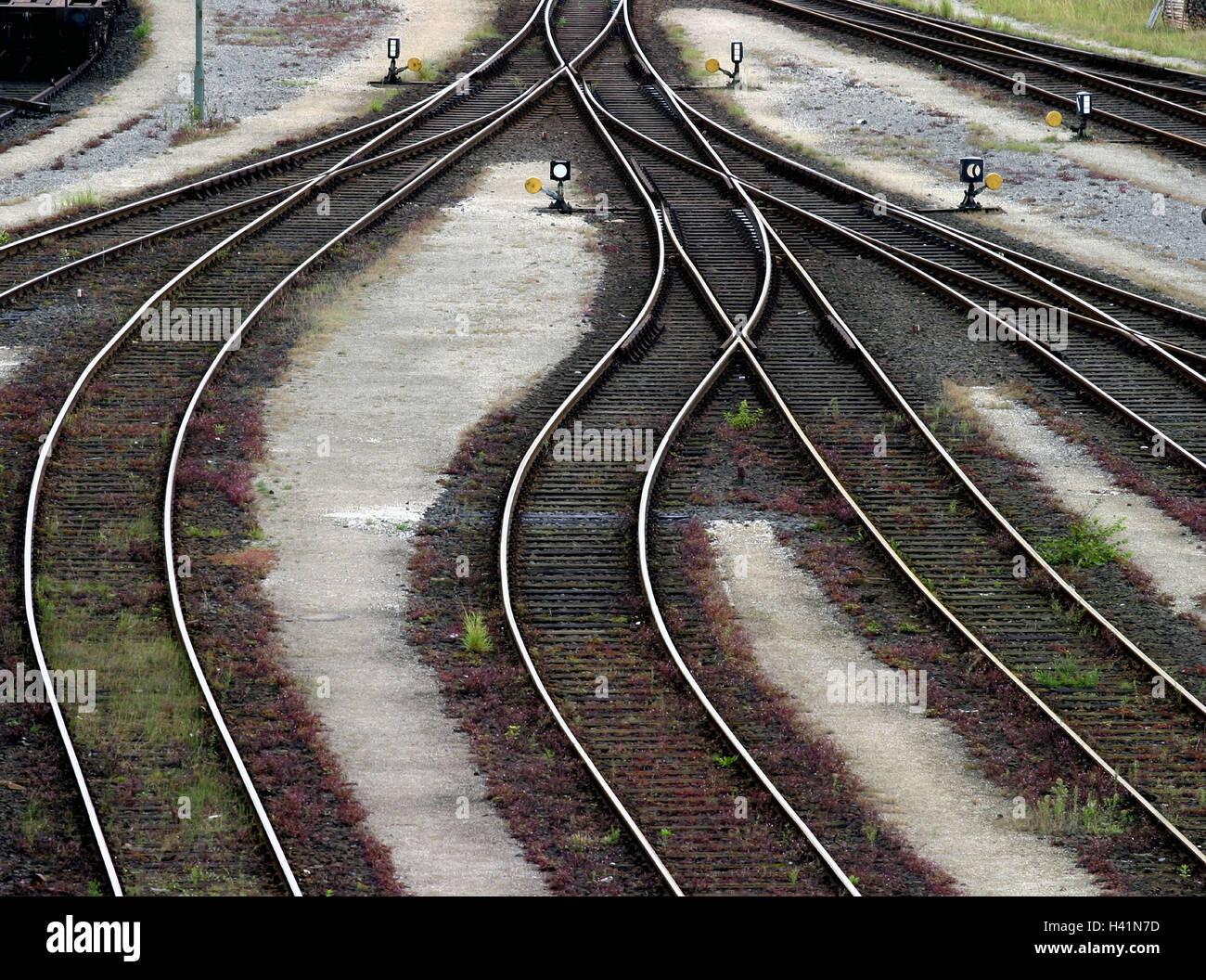 Switching track direction hi-res stock photography and images - Alamy