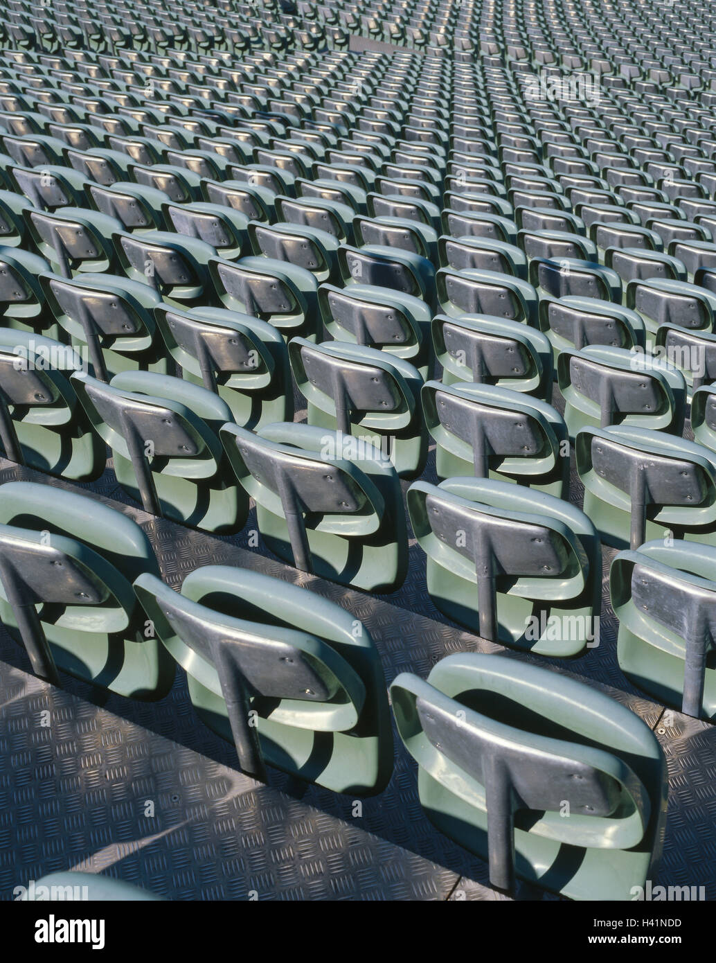 Spectator's rank, rows, seats, chairs, folding seats, series, spectator ...