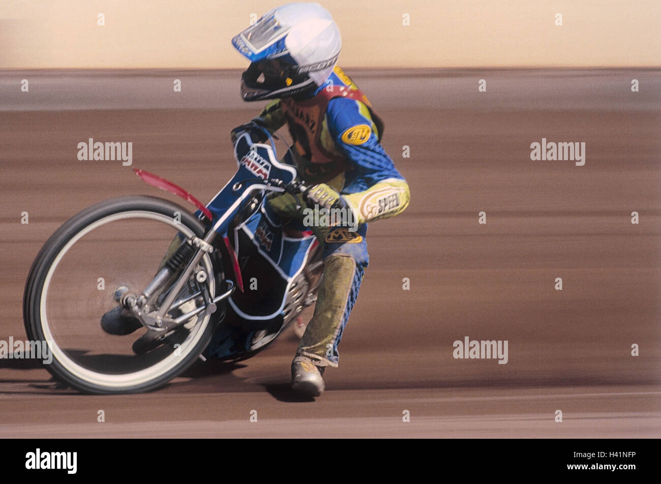 Sand's trajectory races, motorcyclists, bend, triften, no model release ...