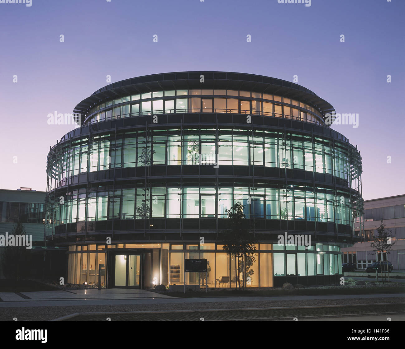 Germany, Bavaria, München-Riem, office building, close exhibition sites ...