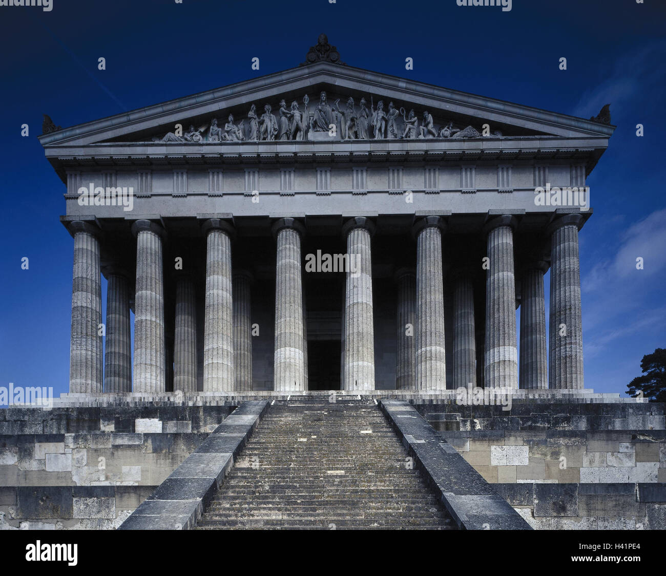 Germany, Lower Bavaria, Donaustauf, Valhalla, Bavaria, close Regensburg ...