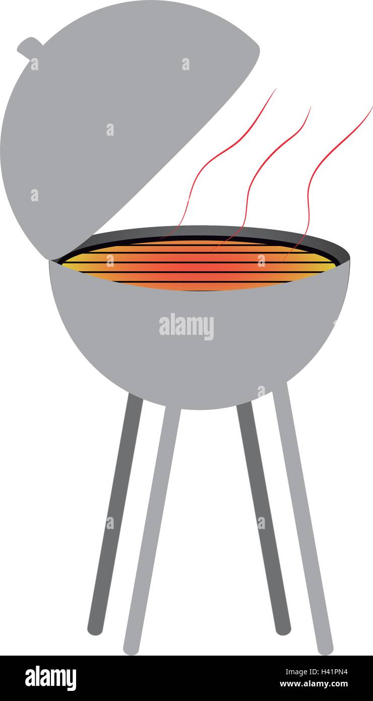 Isolated barbecue grill, Vector illustration Stock Vector Image & Art ...