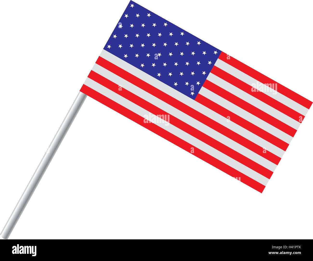 Isolated american flag, Vector illustration Stock Vector Image & Art ...