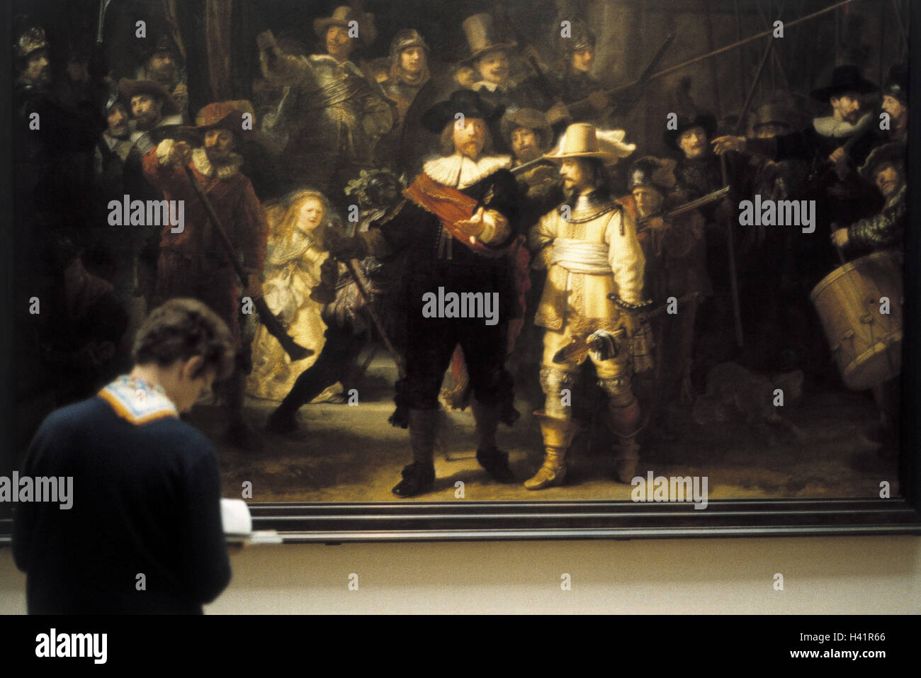 The Netherlands, Amsterdam, Rijksmuseum, painting, "Night Watch ...