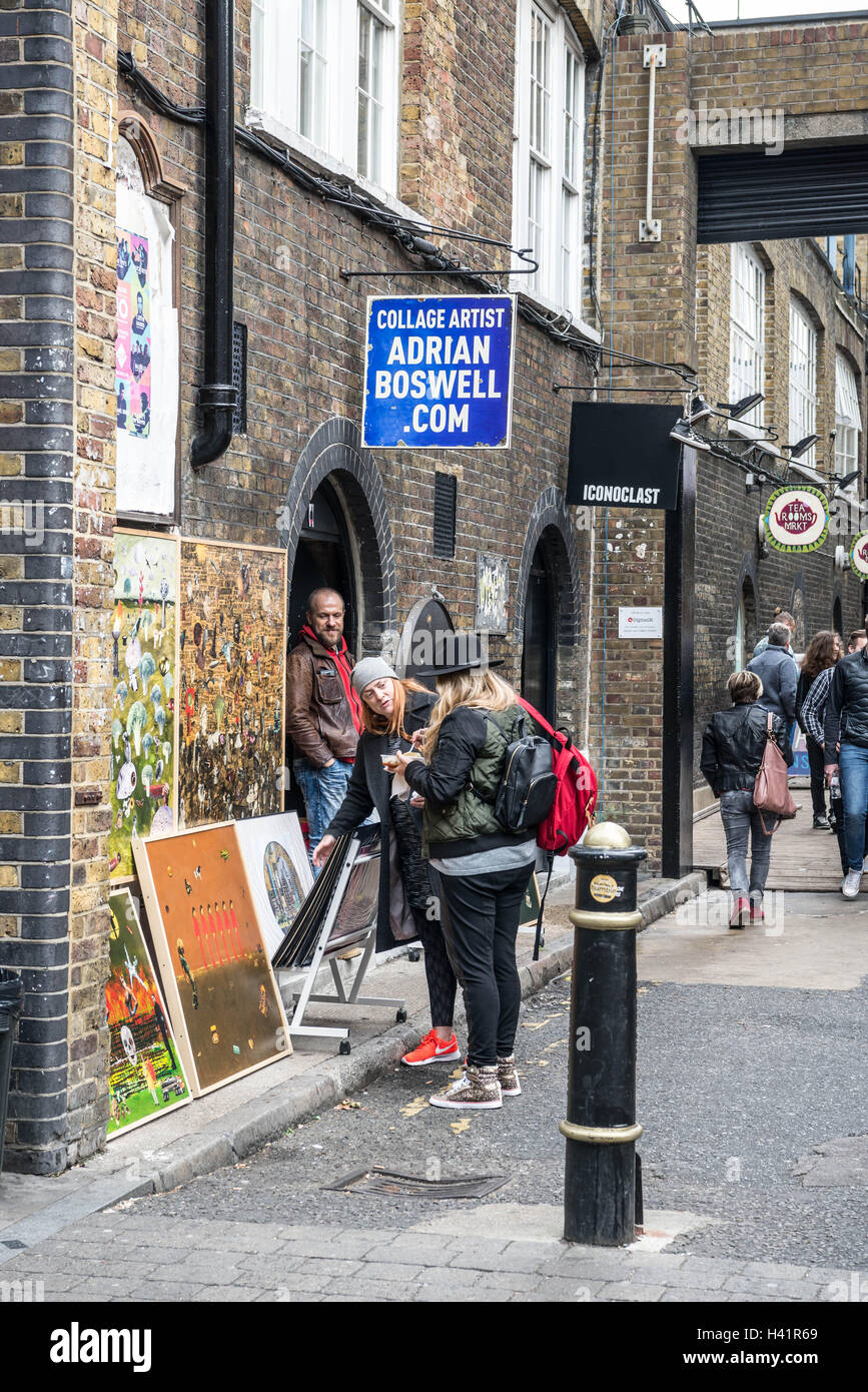 Backyard market brick lane hi-res stock photography and images - Alamy