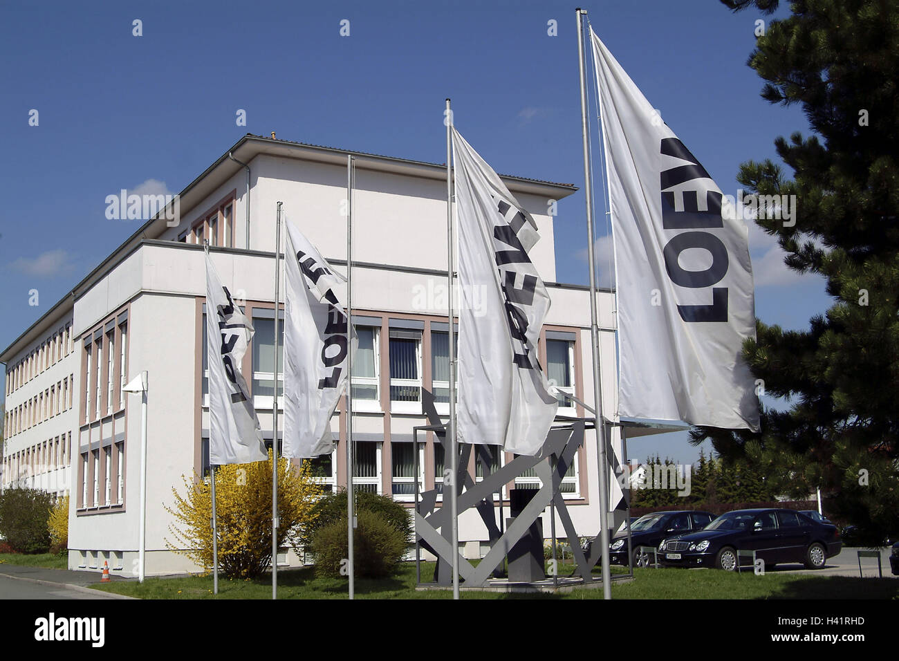 Germany, Franconia, Kronach, Loewe AG, company headquarters, outside ...
