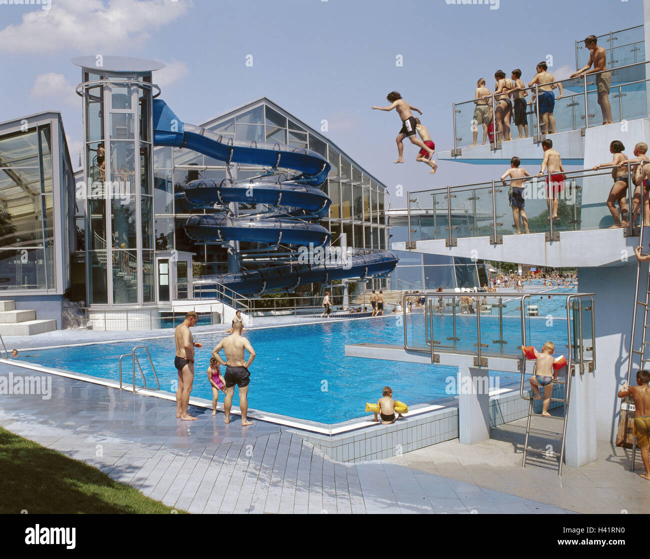 Germany, Bavaria, bath Neustadt in the hall, swimming-pool, "Triamare ...