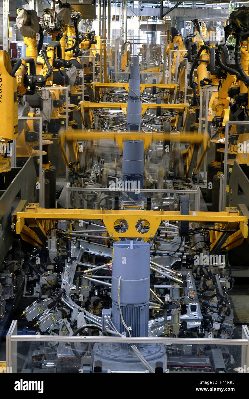 Volkswagen Car Production Line Germany Factory Automobile High ...