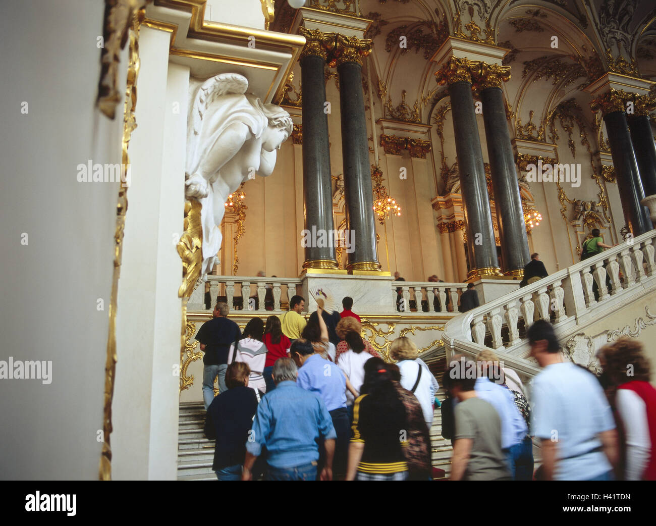 Russia, Saint Petersburg, the Hermitage Museum, winter palace, art ...