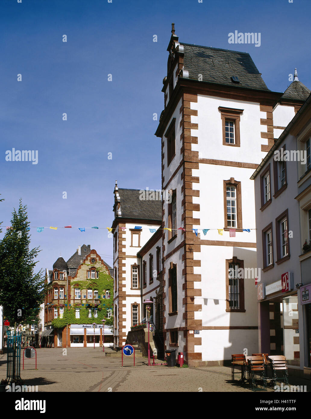 Germany, Saarland, Merzig, town house, Europe, district to Merzig ...