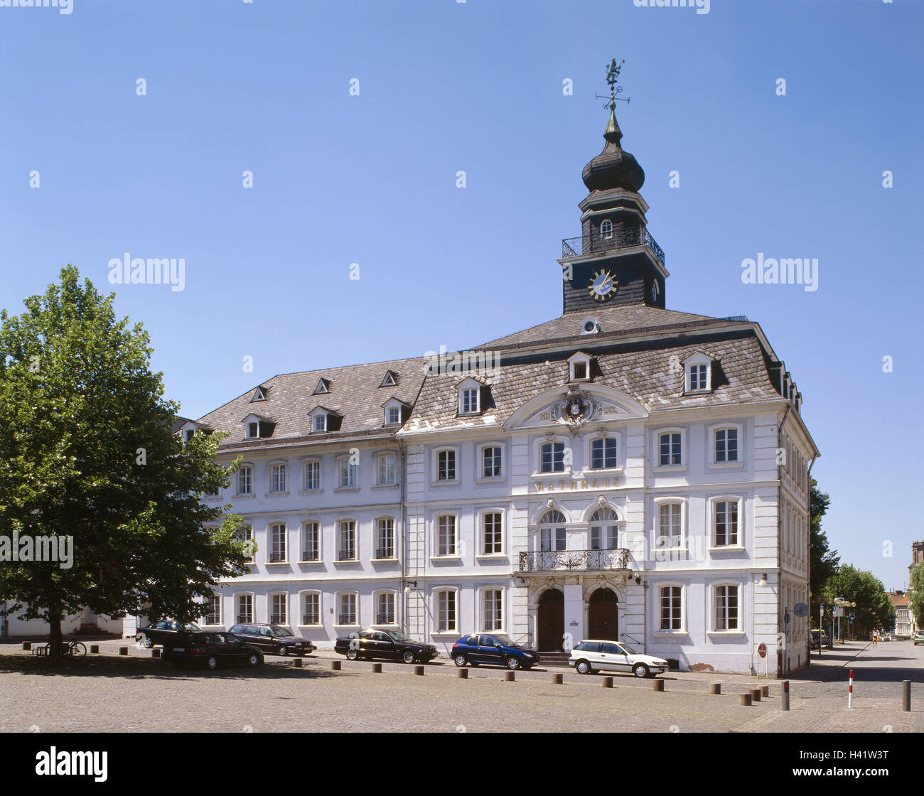 Germany, Saarland, Saarbrucken, castle square, old city hall, Europe ...
