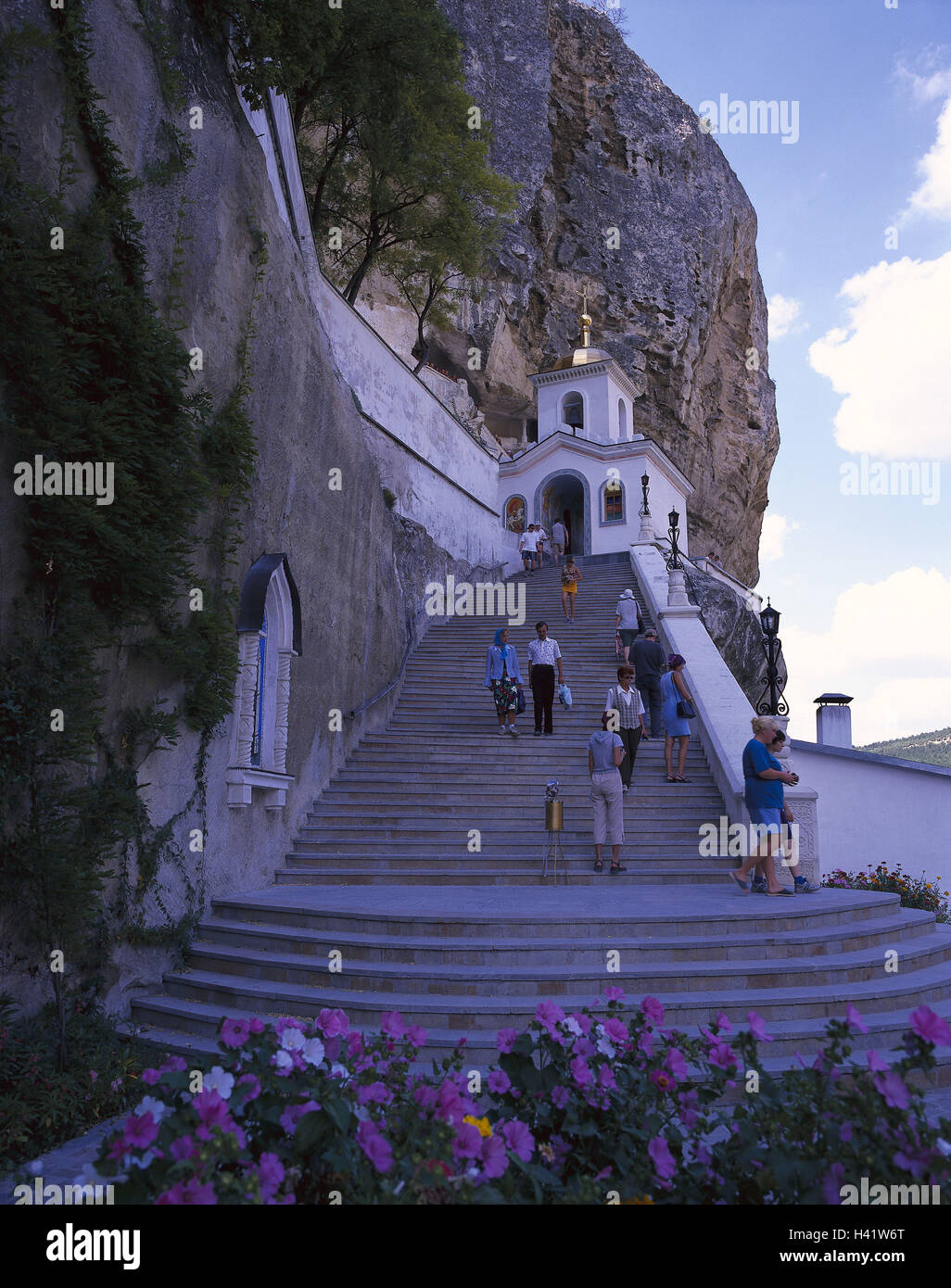 The Ukraine, peninsula the Crimea, Bachtschisaraij, cliff face, band ...