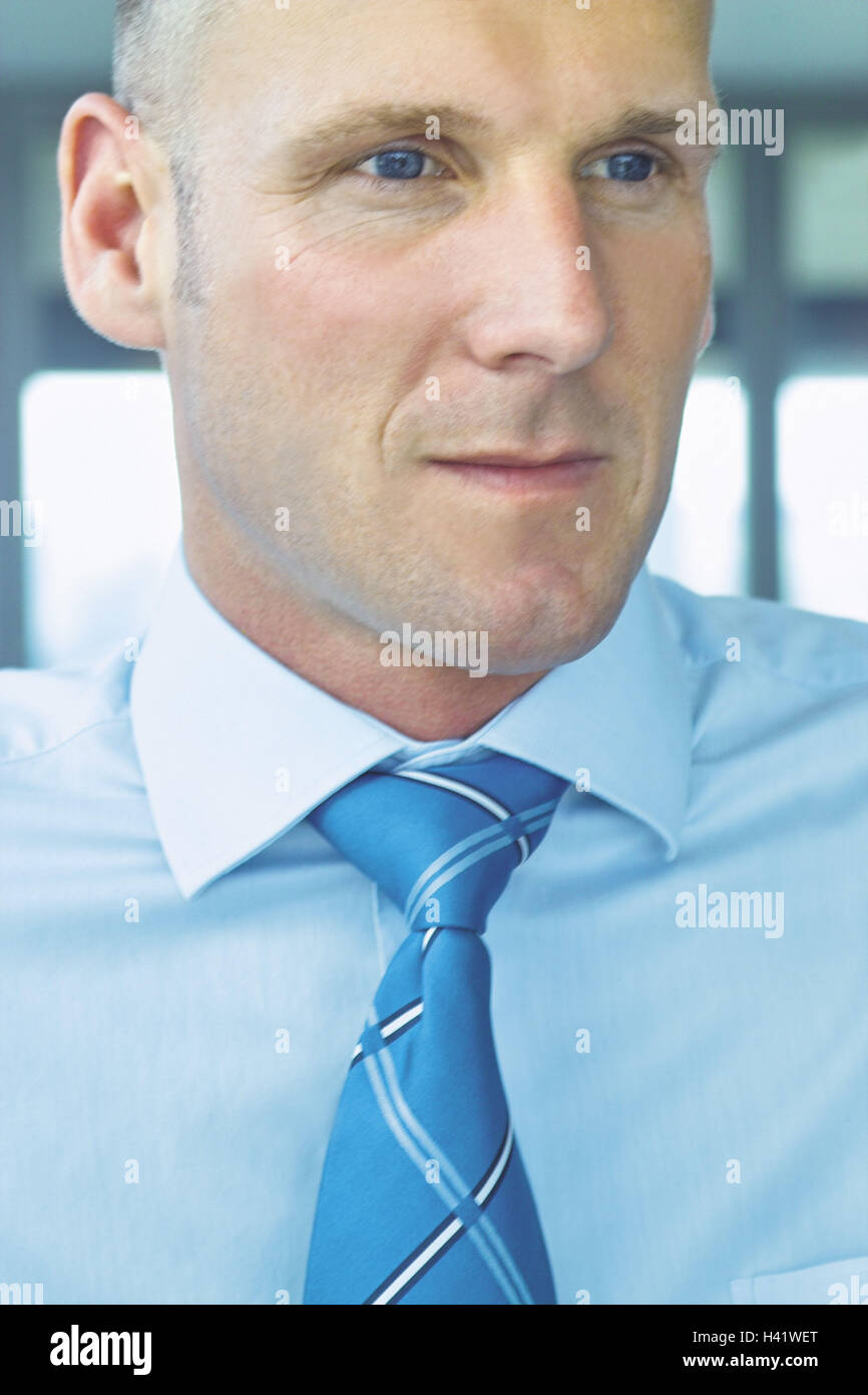 Businessman, bald head, smile, portrait, curled, man, 25 - 30 years, 30 ...