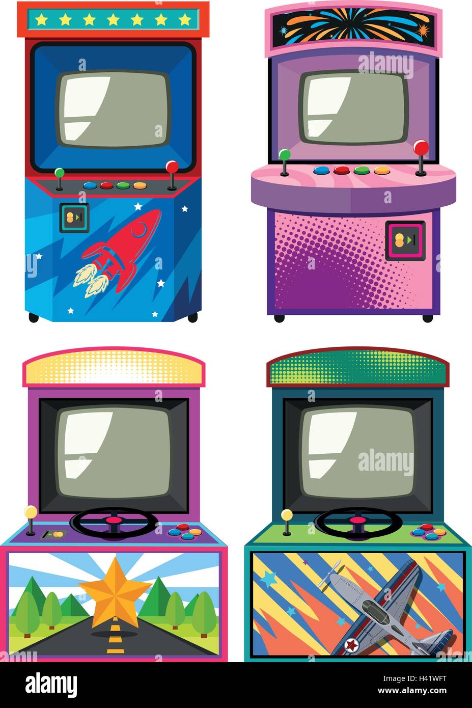 Four design Stock Vector Images - Alamy