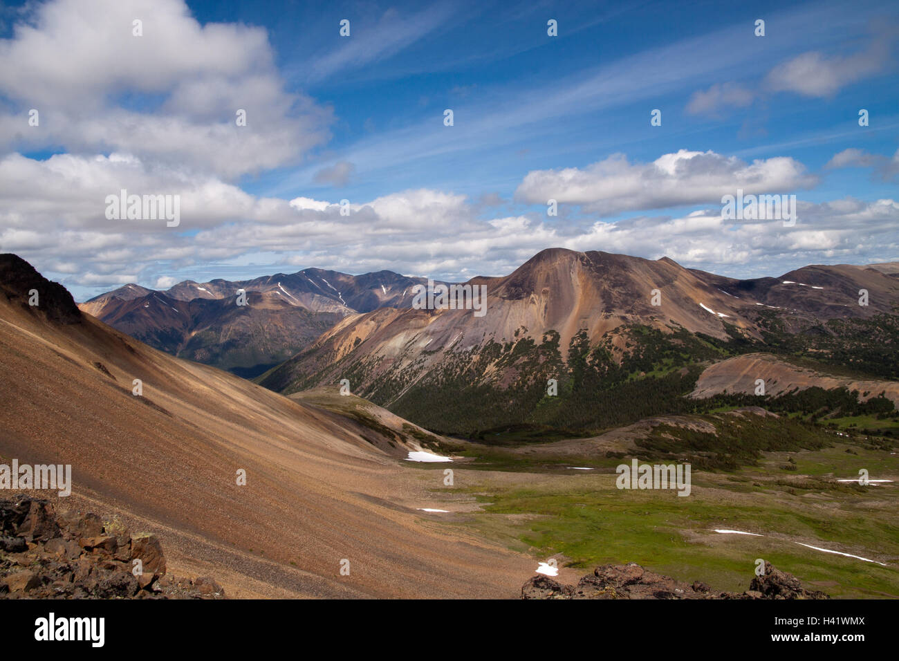 Rainbow Range, Tweedsmuir Park, British Columbia, Canada Stock Photo ...