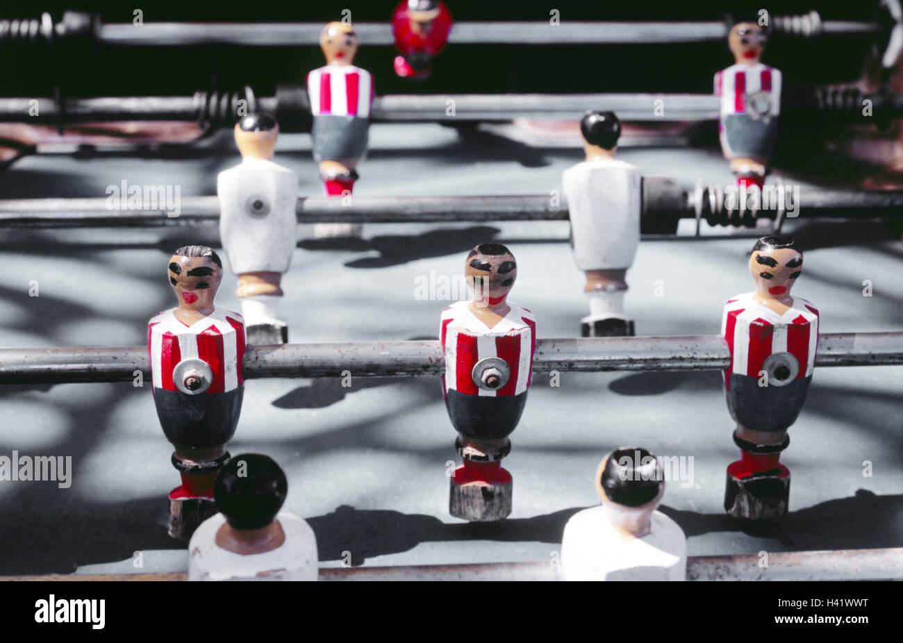 Table football, detail, table football match, football player, leisure ...