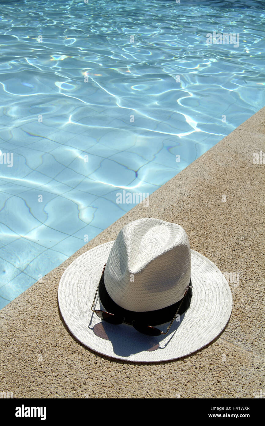 Pool margin, care, sunglasses, pool, swimming pool, swimming pool ...